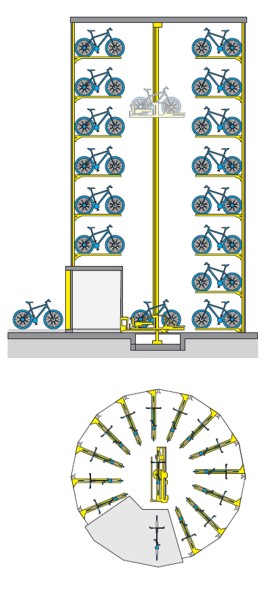 Braake Industriedesign | Bike Tower
